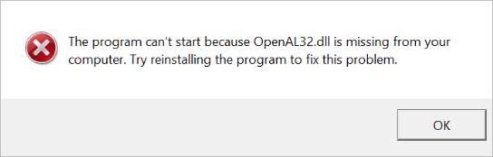 How to Fix OpenAL32.dll Missing Error - Driver Easy