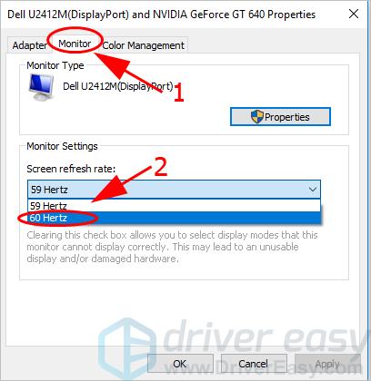 [FIXED] The current input timing is not supported by the monitor ...