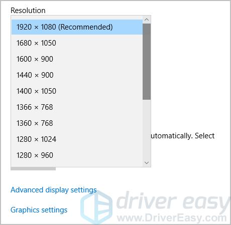 How to change screen resolution Windows 10 [Solved] - Driver Easy