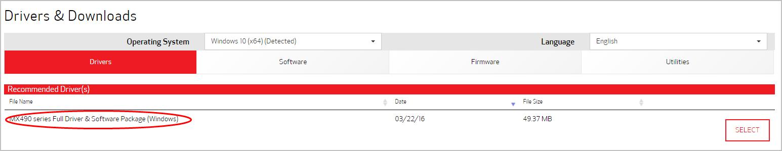 Canon MX492 Drivers Download & Update in Windows - MX Series Printer ...