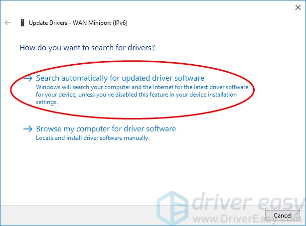 WAN Miniport Driver Issues on Windows [SOLVED] - Driver Easy
