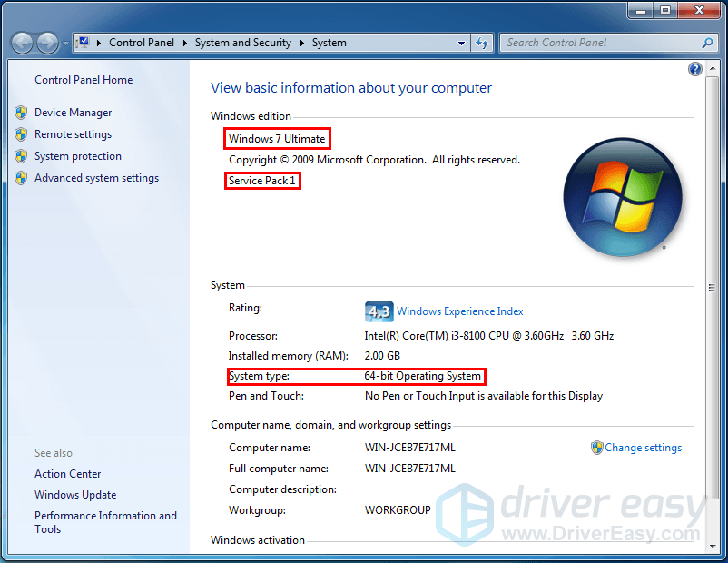 How to check Windows version [Easily] - Driver Easy