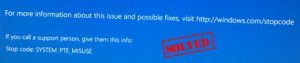 How to Fix SYSTEM PTE MISUSE Blue Screen Errors - Driver Easy