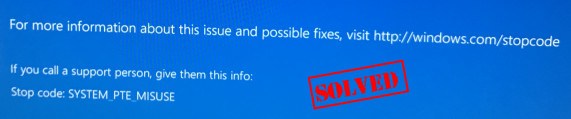 How to Fix SYSTEM PTE MISUSE Blue Screen Errors - Driver Easy