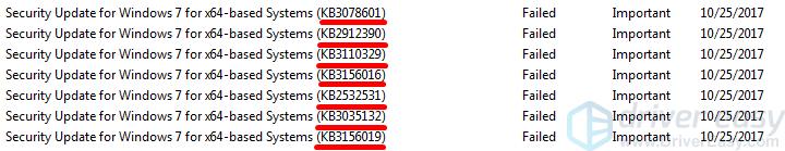 Windows 7 Update Failed [SOLVED] - Driver Easy