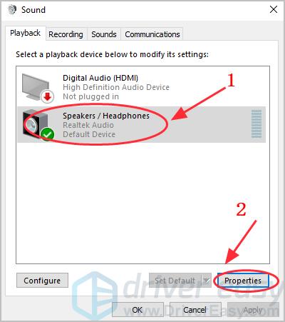 [Fixed] Speaker Plugged In But No Sound in Windows - Driver Easy
