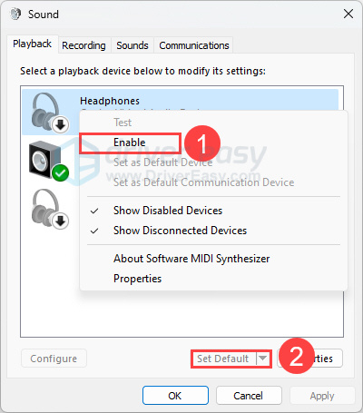 Laptop not detecting headphones [Solved] - Driver Easy