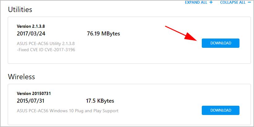 ASUS PCE-AC56 Driver Issues in Windows 10/8/7 [SOLVED] - Driver Easy