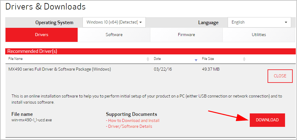 Canon MX490 Driver Download & Update for Windows - Driver Easy