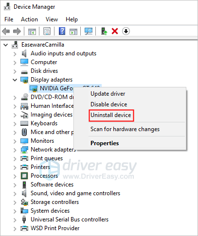 Fix NVIDIA Windows Kernel Mode Driver Stopped Responding Issue - Driver Easy