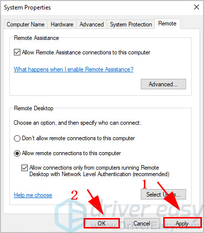 How to set up Remote Desktop on Windows 10 - Driver Easy