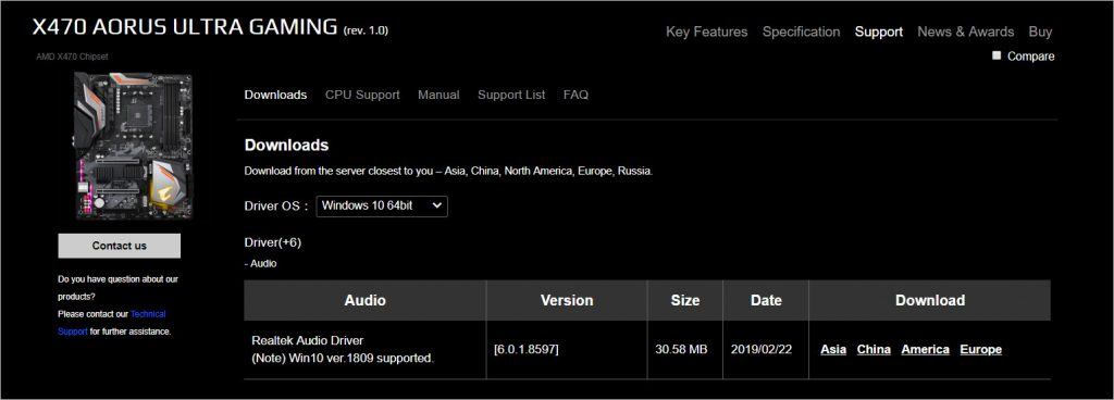 [Download] Gigabyte Audio Driver | Free - Driver Easy
