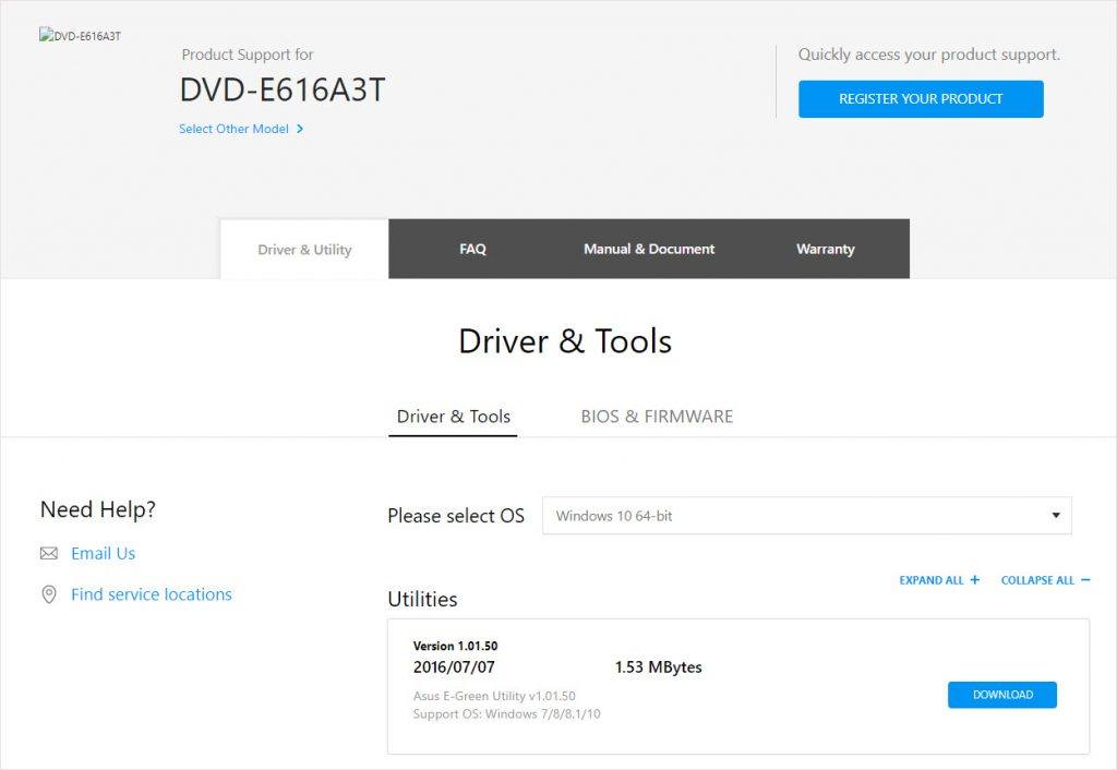 Download ASUS DVD Driver - Driver Easy