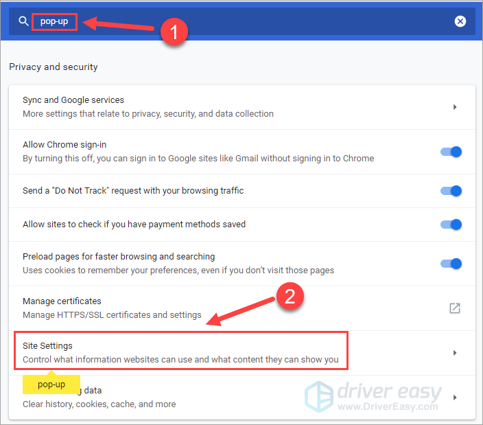 Blocking pop-ups in Chrome, Firefox and Edge | Quickly & Easily! - Driver Easy