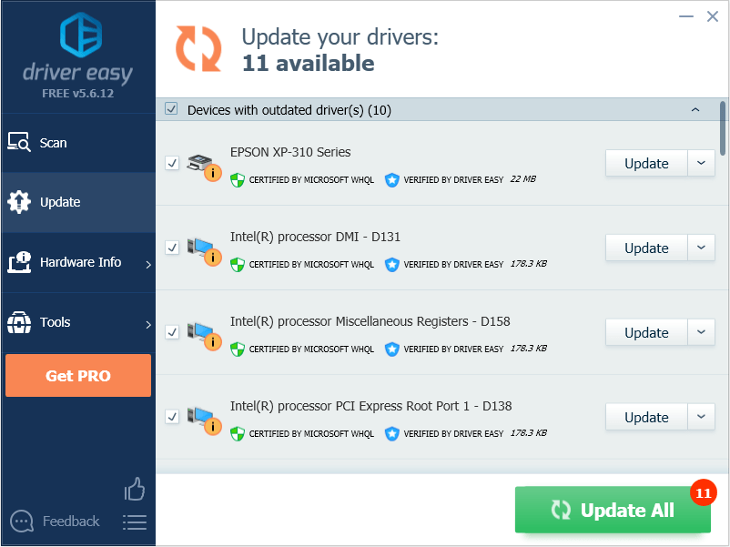 Epson XP 310 Driver Download & Update - Driver Easy
