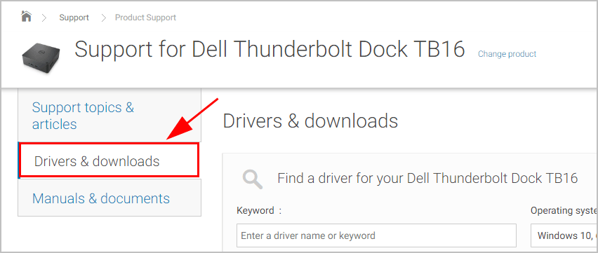 Dell Thunderbolt Dock TB16 Drivers Download & Update - Driver Easy