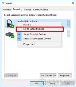 [SOLVED] Logitech G733 mic not working - Driver Easy