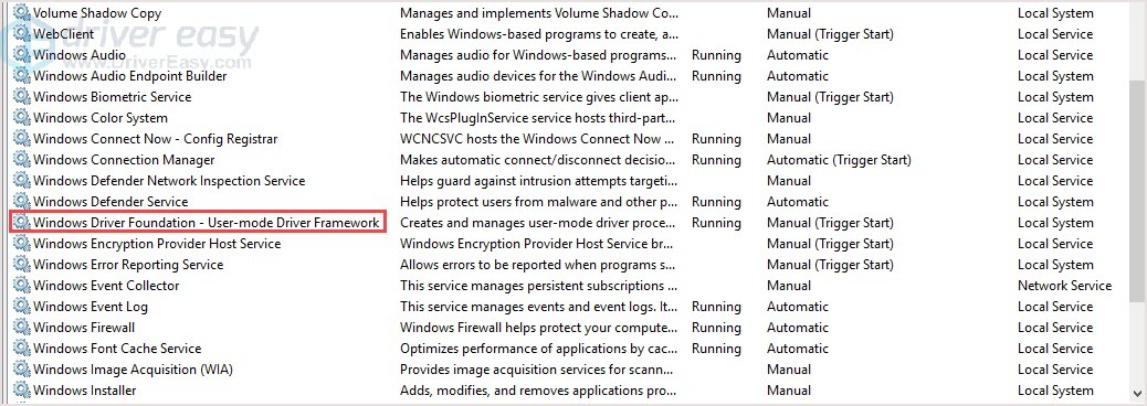 [Fixed] Windows Driver Foundation Using High CPU - Driver Easy