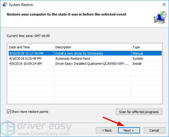 Fixed Entry Point Not Found Error In Windows Driver Easy