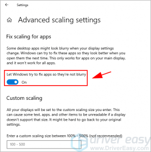 Fixed: Monitor not displaying full screen Windows 10 - Driver Easy