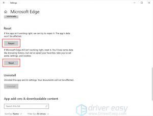 [Solved] Microsoft Edge Crashing Problem on Windows 10 - Driver Easy