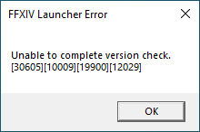 FFXIV Unable to Complete Version Check - Driver Easy