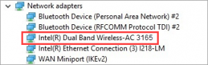 [SOLVED] Intel Dual Band Wireless-AC 3165 Driver Issues - Driver Easy