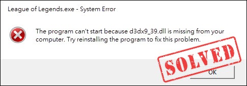 [SOLVED] How to Fix D3DX9_39.dll Missing Error (2025) - Driver Easy
