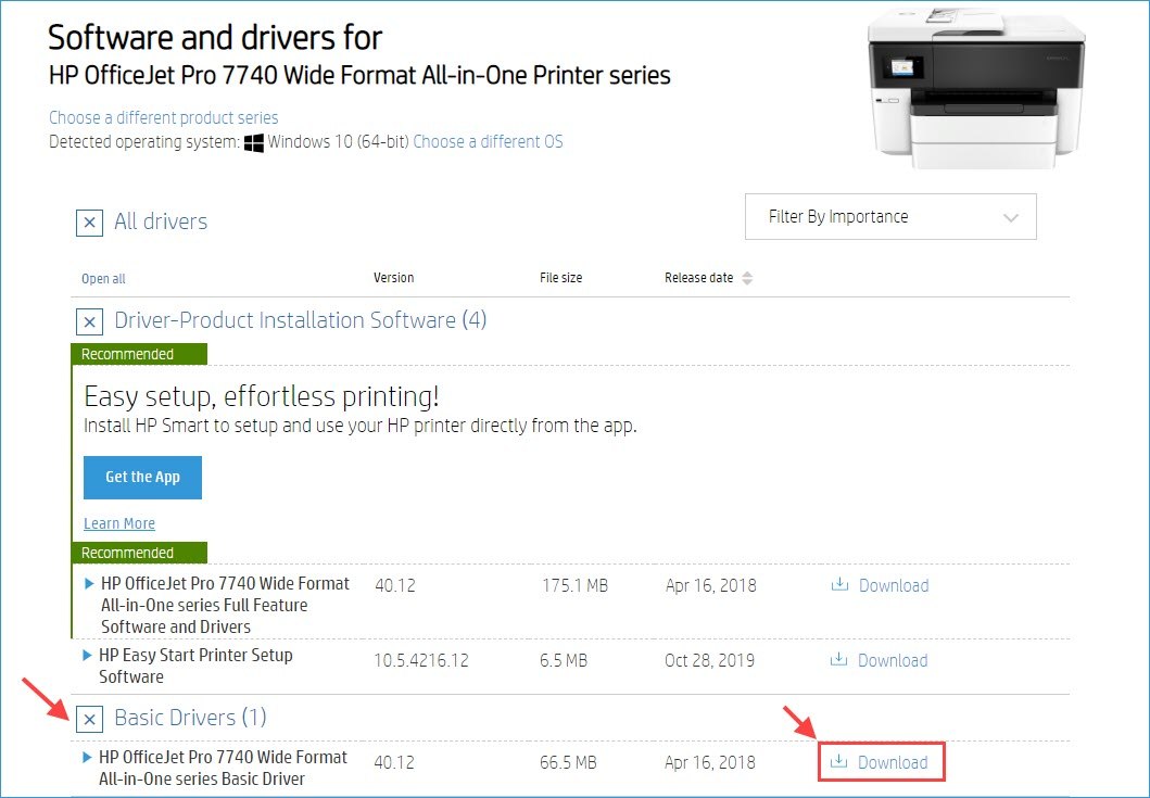 [DOWNLOAD] Driver for HP Officejet Pro 7740 - Driver Easy