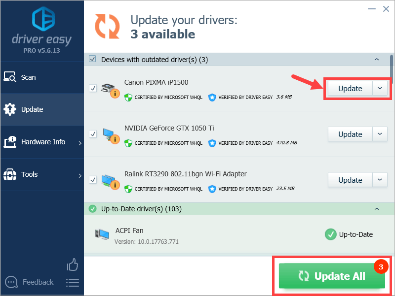 How to Update Canon PIXMA Drivers | Quickly & Easily - Driver Easy