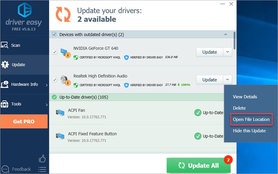 Easy to update drivers in Windows 7 - Driver Easy