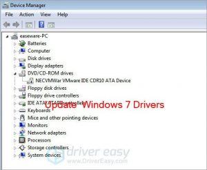Easy to update drivers in Windows 7 - Driver Easy