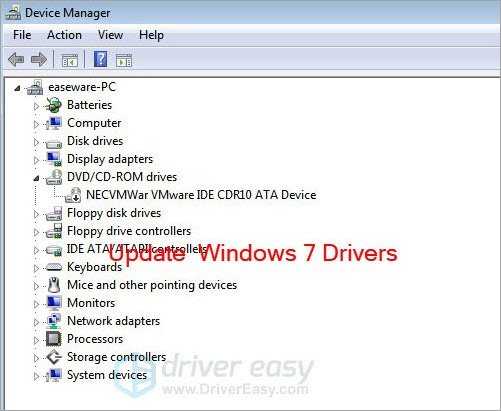 Easy to update drivers in Windows 7 - Driver Easy