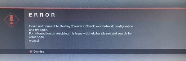 [Solved] Destiny 2 Weasel error code - Driver Easy