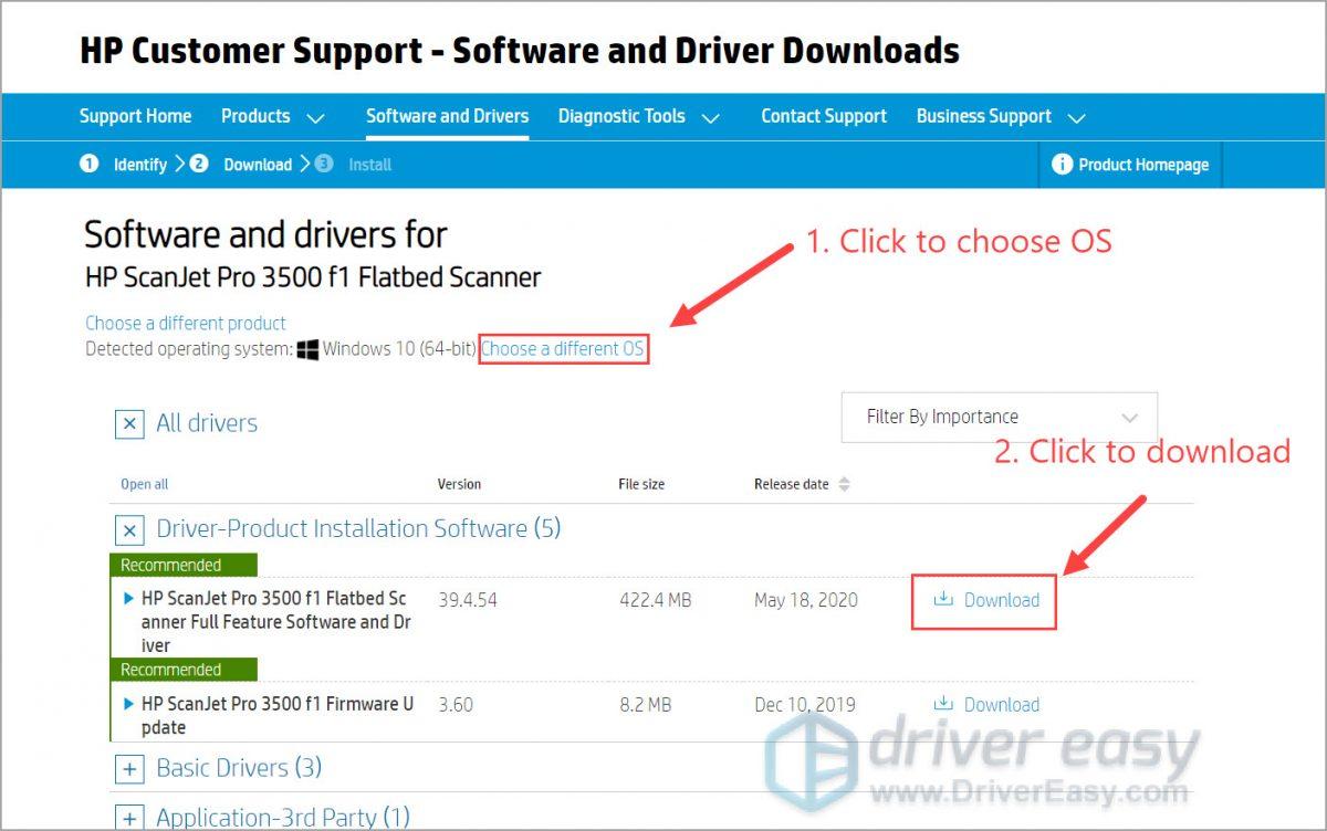 [Download] HP Scanjet Driver Update | Windows 10, 8, 7 - Driver Easy