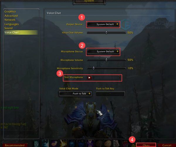 [SOLVED] WoW Voice Chat Not Working - Driver Easy