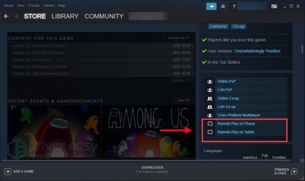 Steam Remote Play Not Working? Try these fixes! - Driver Easy