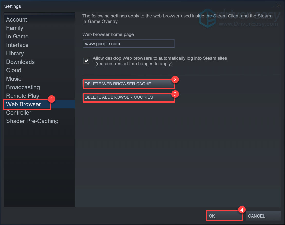 6 Ways to Fix Steam Black Screen/ Not Loading 2024 - Driver Easy