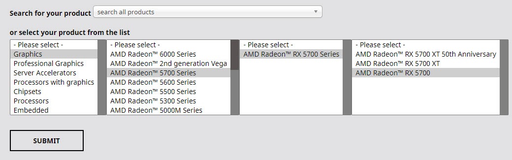 AMD RX 5700 Drivers Download & Update - Driver Easy