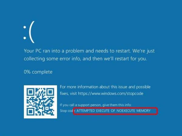 [Fixed] Attempted Execute of Noexecute Memory in Windows - Driver Easy