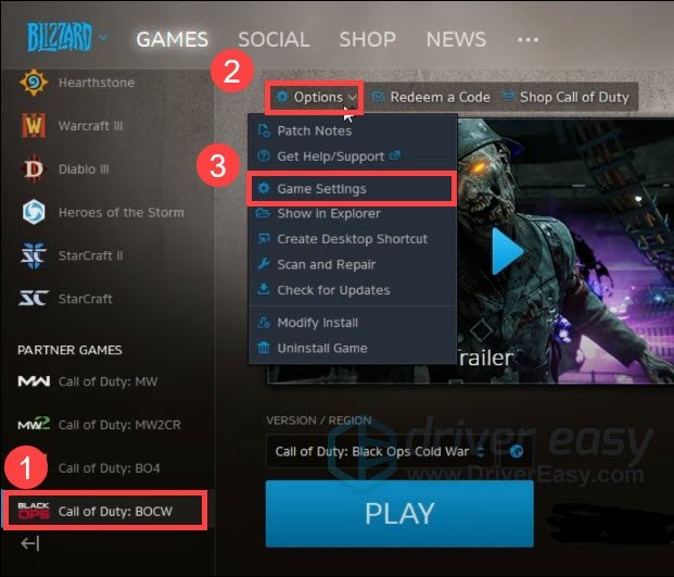 [SOLVED] Black Ops Cold War Error Code 0xc0000005 - Driver Easy