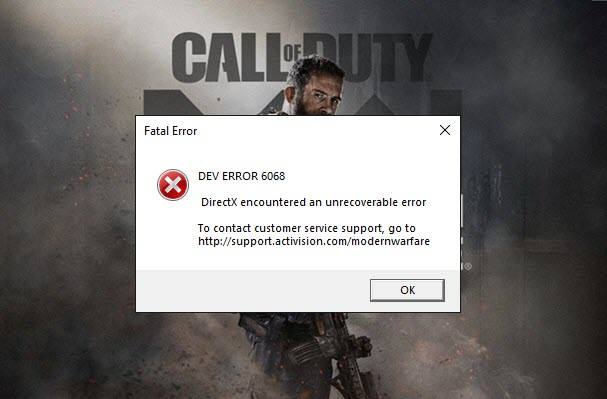 [2024 Tips] How to Fix Dev Error 6068 in MW: Warzone - Driver Easy