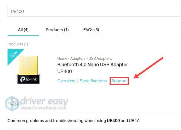 TP-Link UB400 Bluetooth Adapter Driver Download & Update - Driver Easy