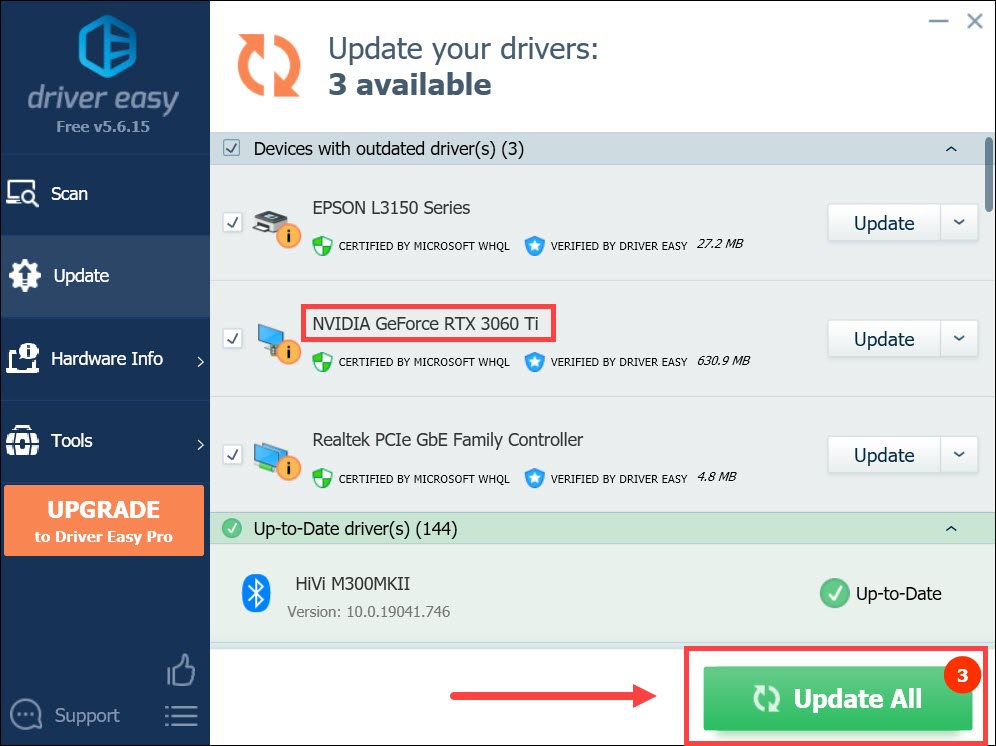 [Download] GeForce RTX 3060 Ti Driver for Windows 10/11 - Driver Easy