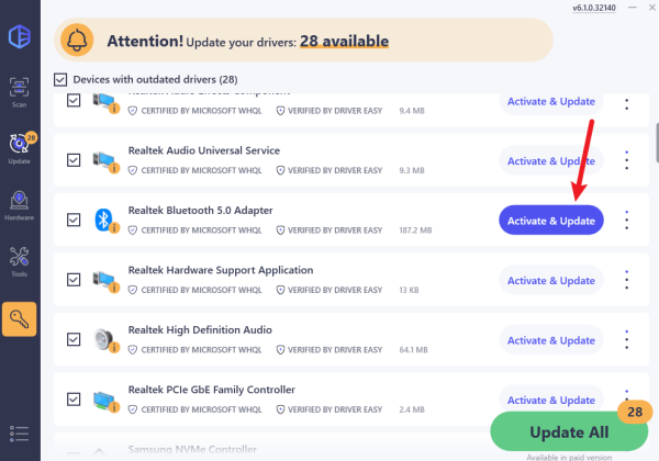 Techkey Bluetooth Adapter Driver Download - Windows 10, 7, 8 - Driver Easy