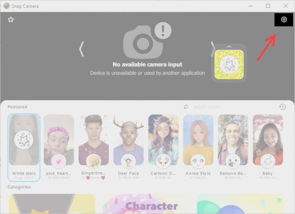 [Solved] Snap Camera No Available Camera Input - Driver Easy