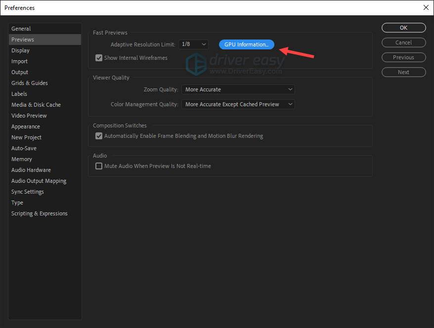 [SOLVED] After Effects crashes on Windows 11 & 10 - Driver Easy