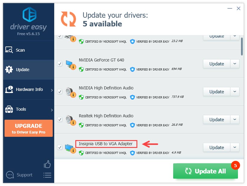 Insignia USB to VGA Adapter Driver | Download & Install