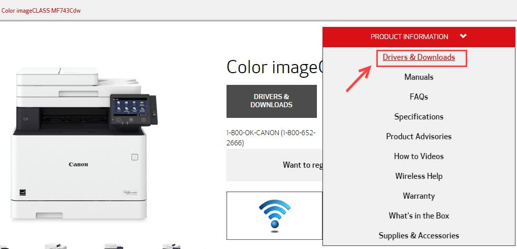 Canon MF743CDW Driver Download for Windows - Driver Easy