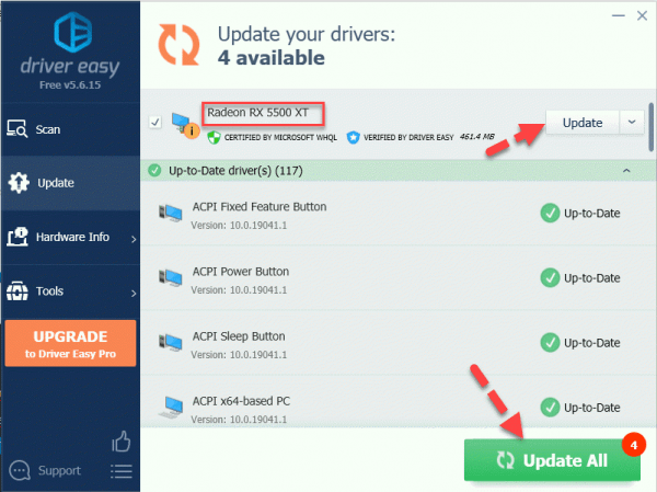 How to update Radeon RX 5500 XT drivers. Easily & Quickly! - Driver Easy